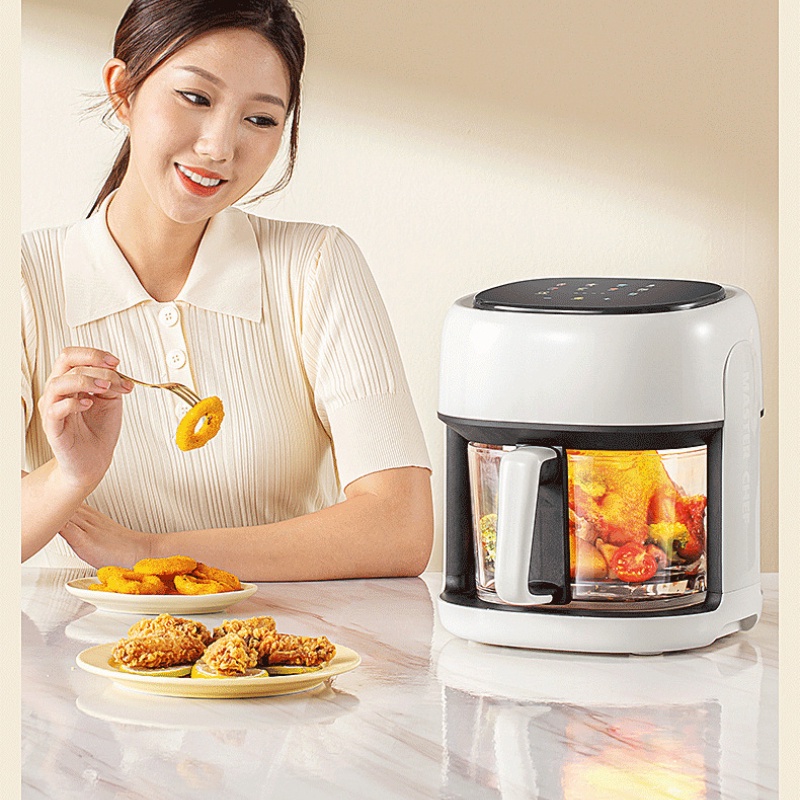 4L Visual Glass Air Fryer Automatic French Fries Maker Multifunctional ...