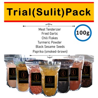 Spices, Seasonings and Condiments Trial pack 100g in Resealable pouch ...