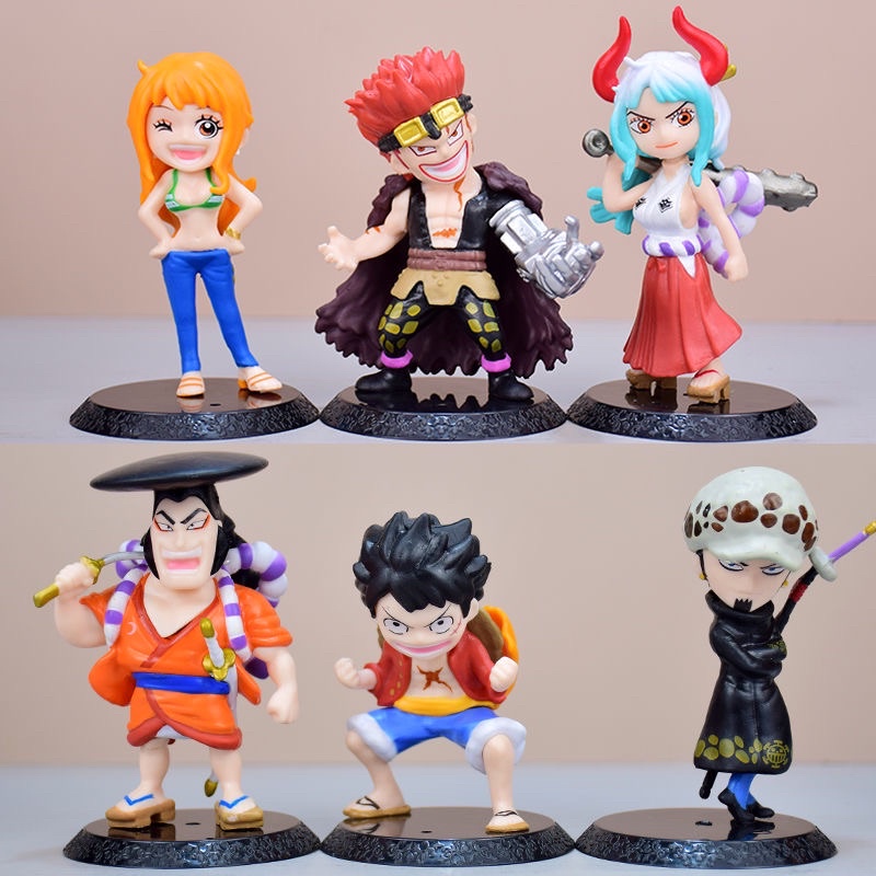 New One Piece Luffy Nami Trafalgar D. Law Eustass Kid Yamato Oden Mini ...
