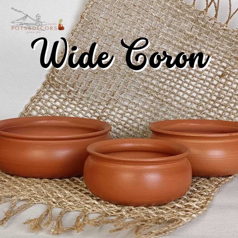 TERRACOTTA POT SMOOTH FINISH - WIDE CORON | Shopee Philippines