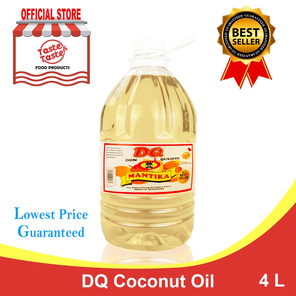 Don Quijote Mantika Coconut Oil 4L | Shopee Philippines