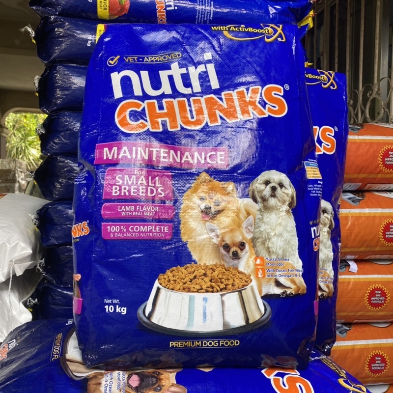 Nutri Chunks for Small Breed Lamb Flavor 10kgs | Shopee Philippines