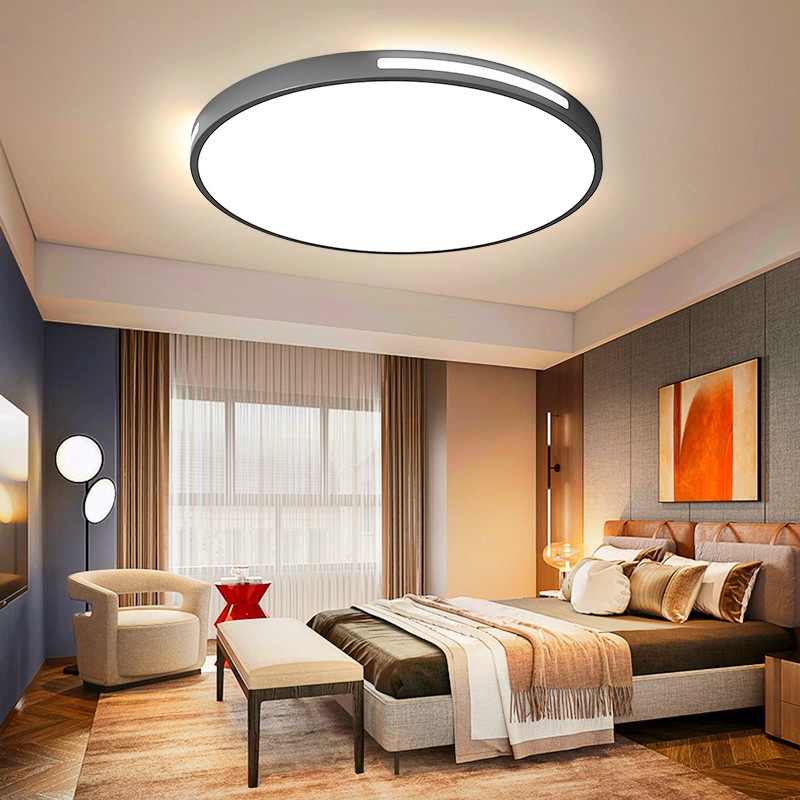 Nordic Tricolor Dim LED Ceiling Light Bedroom Center Light Ceiling ...