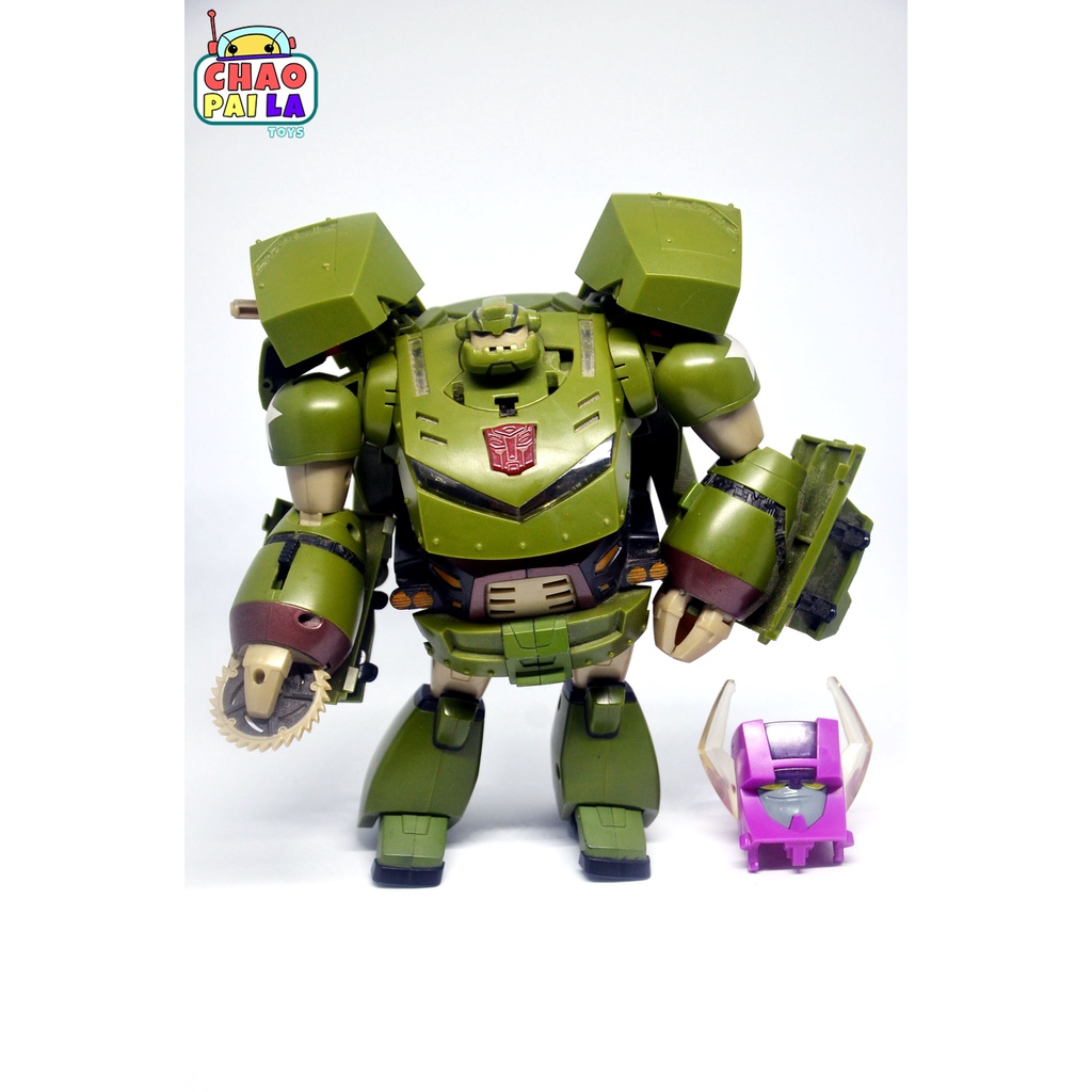 Transformers Bulkhead Leader Class Authentic Green Armored Infantry ...