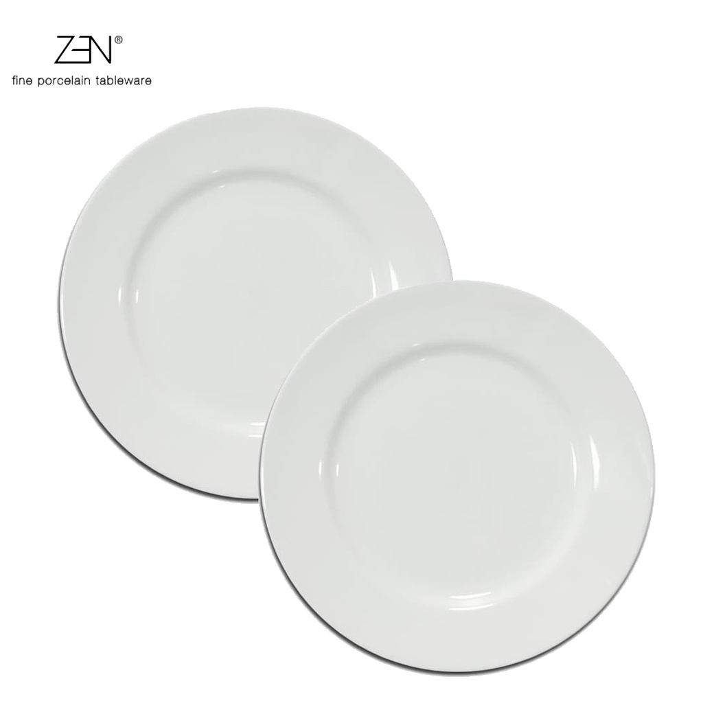 ZEN Porcelain Dinner Plate 10.5cm ( Set of 2 ) | Shopee Philippines