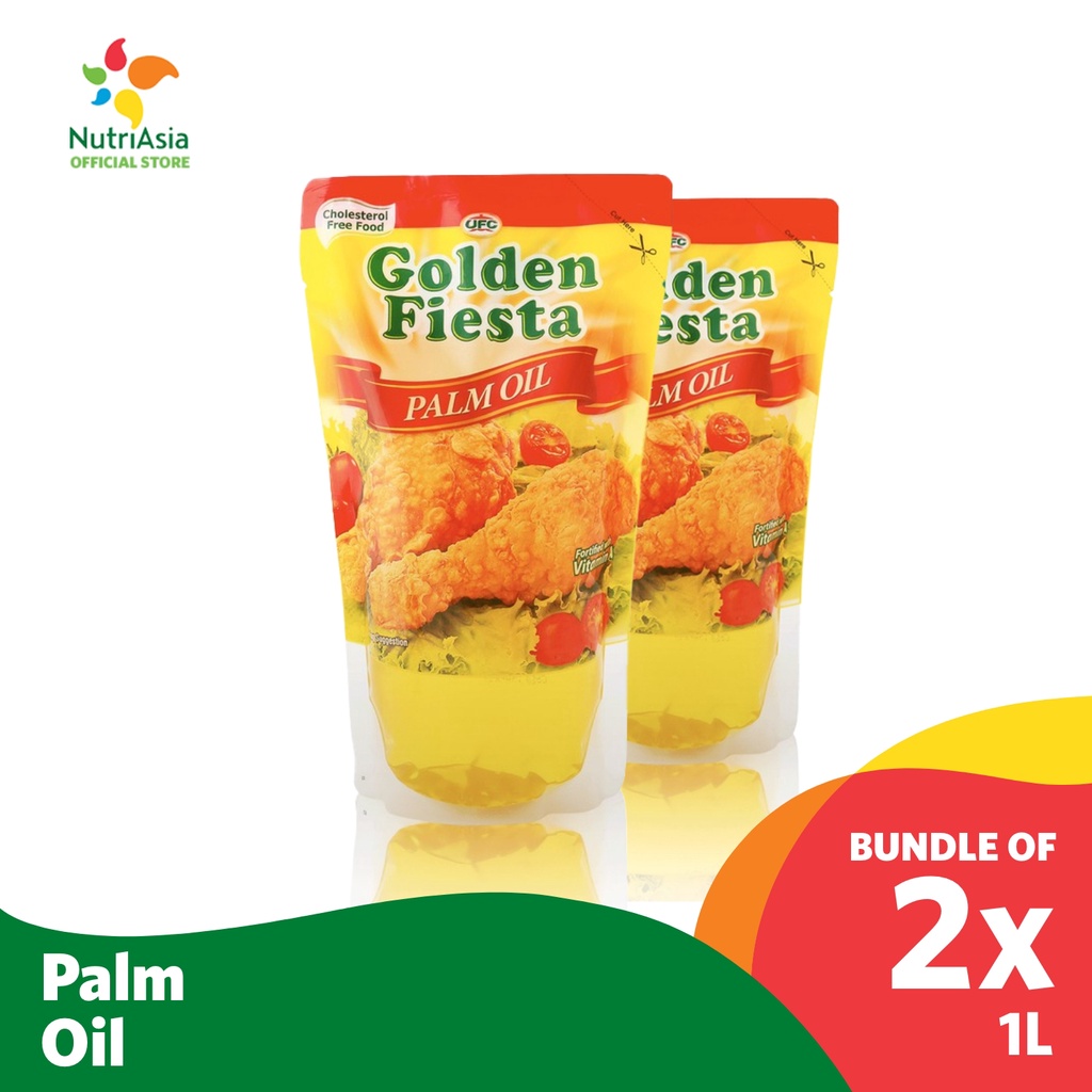 UFC Golden Fiesta Cooking Oil 1 L SUP Set of 2 | Shopee Philippines