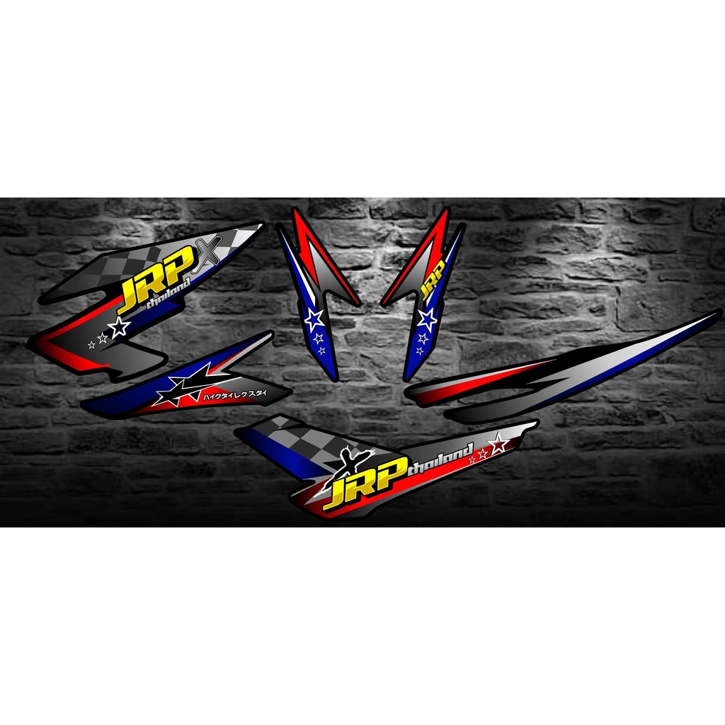 BAJAJ CT100 Kawasaki Decals Glossy Materials Sticker Strong Adhesive ...