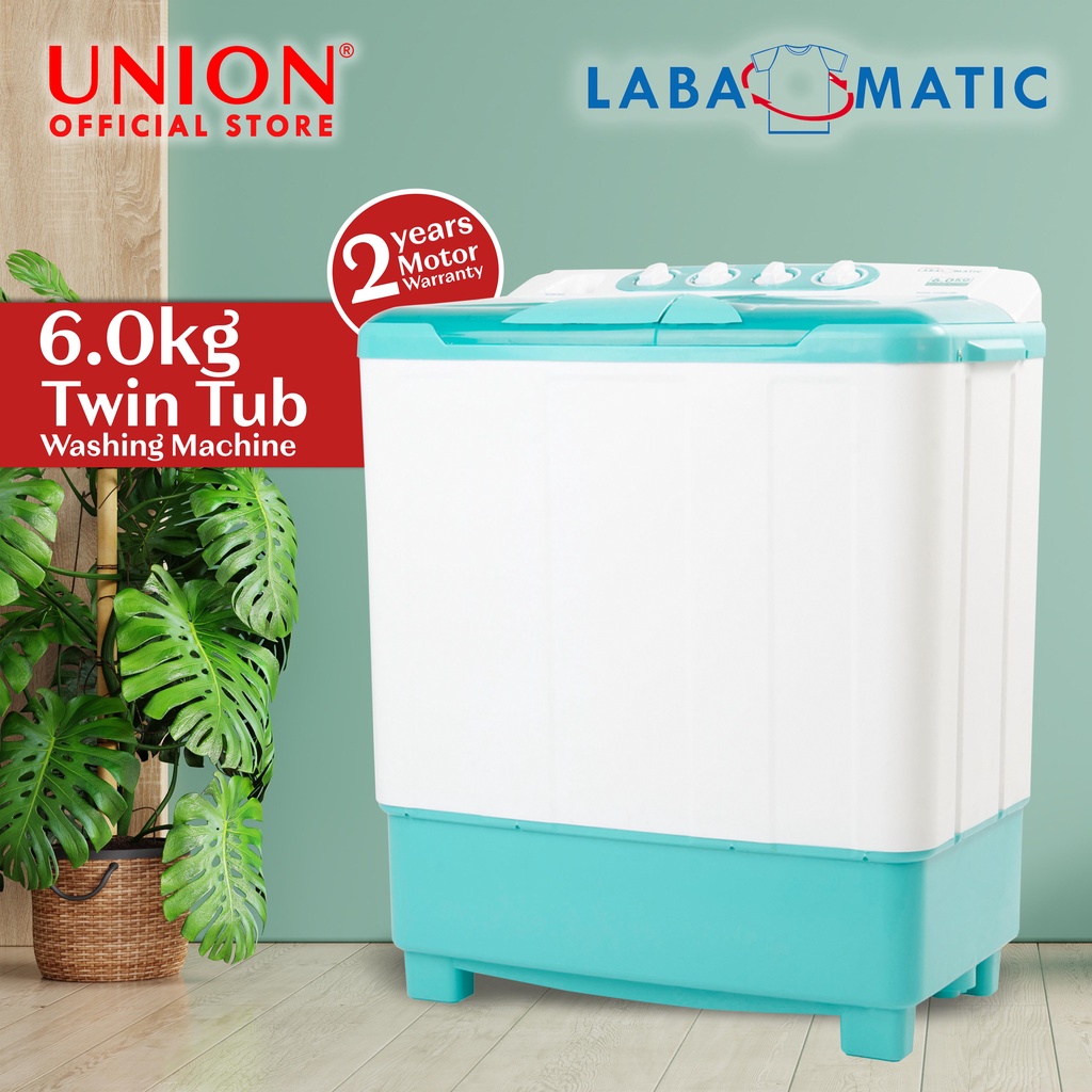 Union UGWM-600 6.0kg Labamatic Twin Tub Washing Machine | Shopee ...