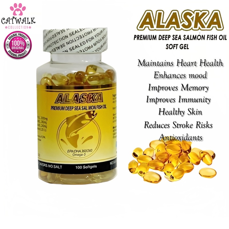 A- Omega3 Deep Sea Salmon Fish oil 100 Softgels | Shopee Philippines