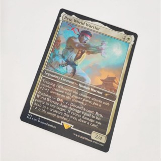 MTG Card Foil RYU, WORLD WARRIOR Secret Lair Street Fighter Magic the ...