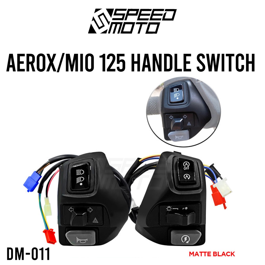 AEROX V1 HANDLE SWITCH with HAZARD LIGHT for AEROX / MIO I 125 / MIO ...