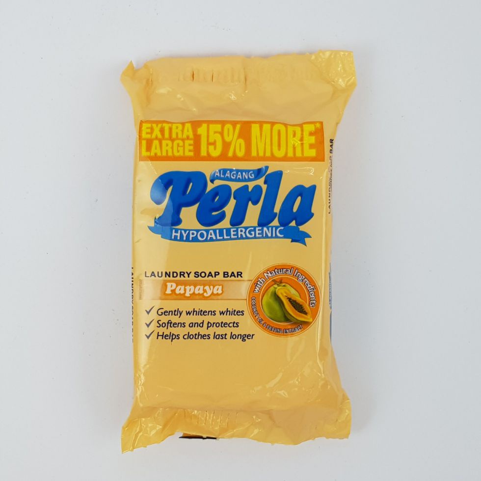 Perla Laundry Detergent Cut Bar Papaya 110g | Shopee Philippines