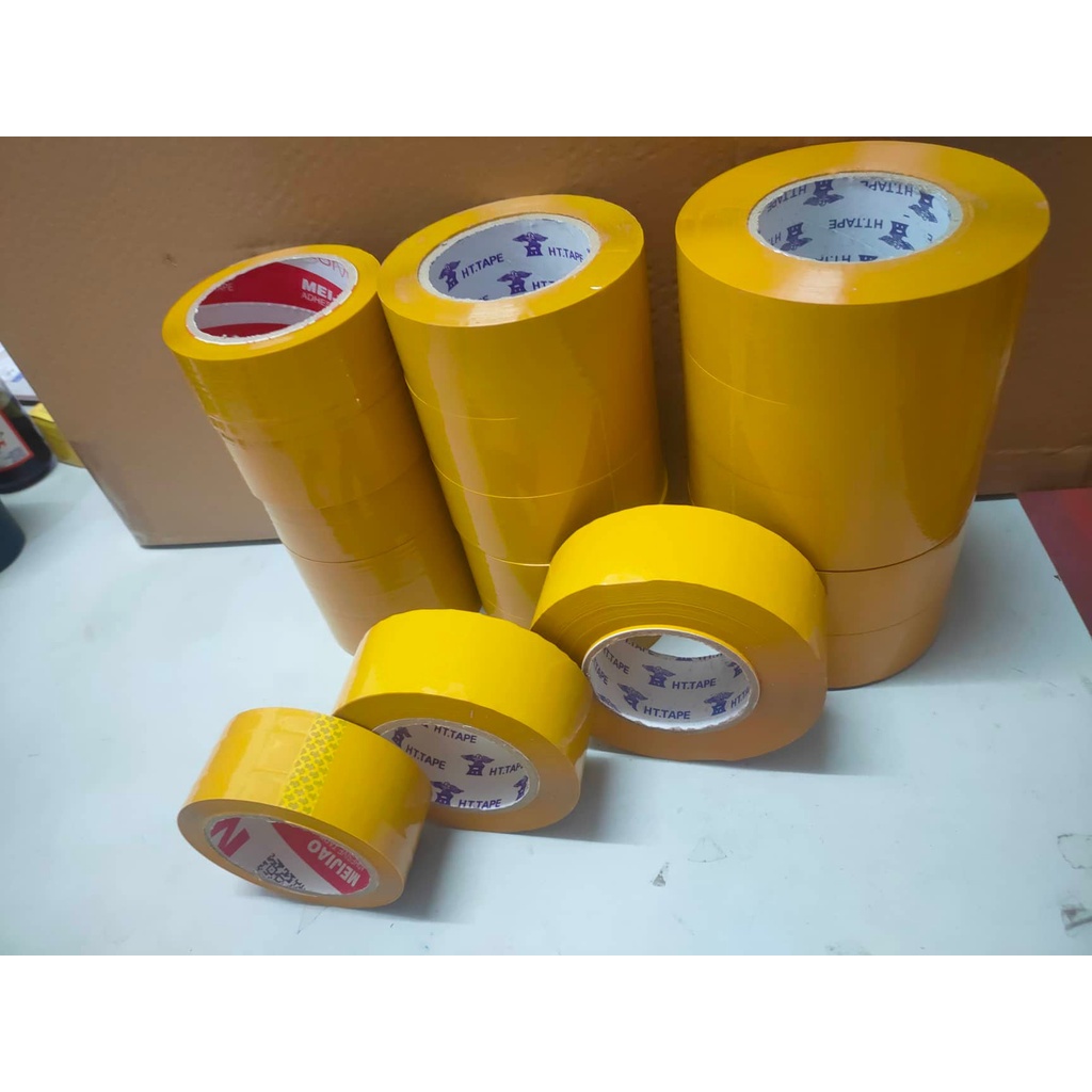 PACKAGING TAPE 2INCH 100M/200M/300 TAN COLOR HIGH QUALITY STRECHABLE 0. ...
