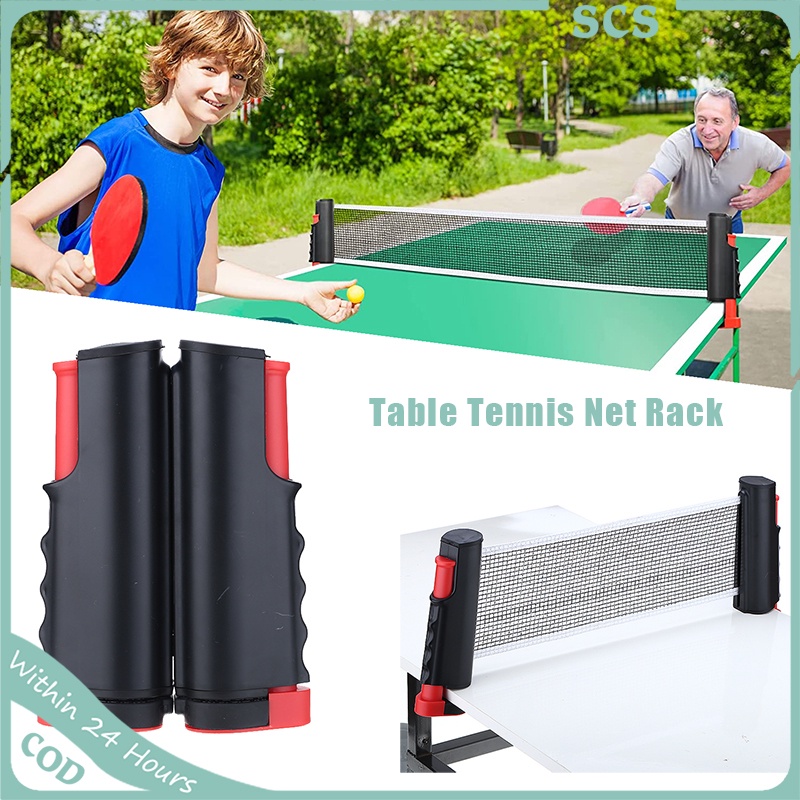 Retractable Table Tennis Net Rack Portable Ping Pong Net Sports ...