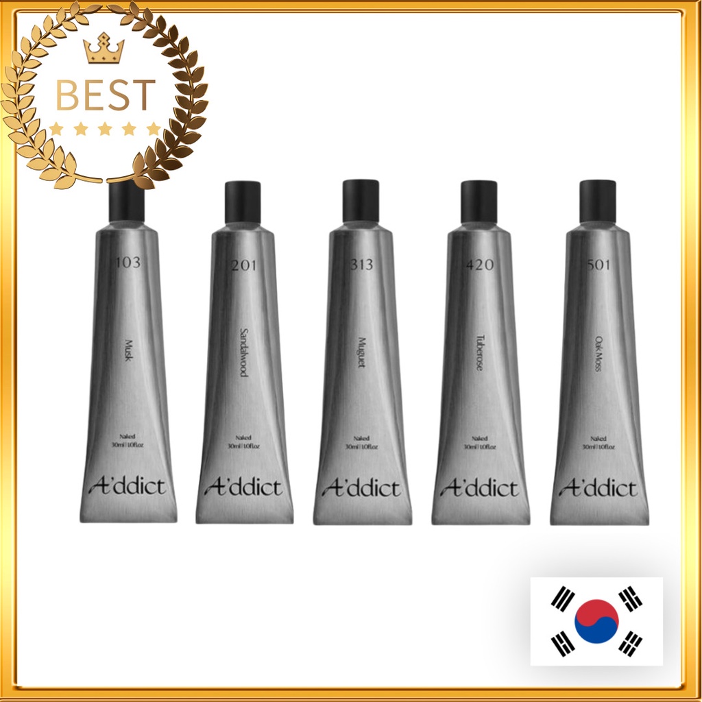 [A'DDICT] ADDICT Solid Perfume 30ml 5 Types Musk Sandalwood Muget ...