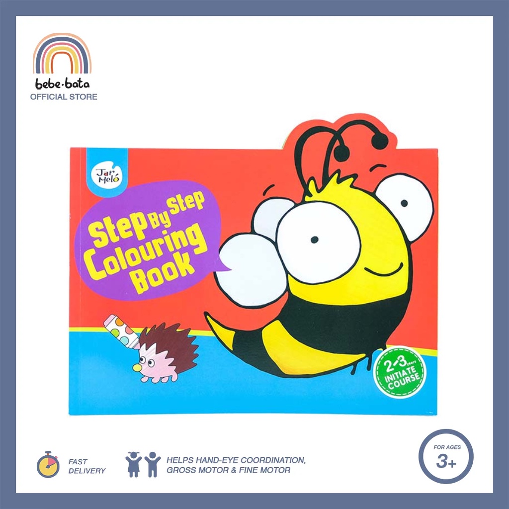 Step by Step Coloring Book 2-3 Years Initiate Course | Shopee Philippines
