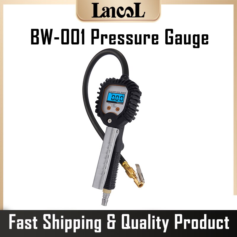 BW-001 Tire Pressure Gauge Digital Display High-precision Monitoring ...