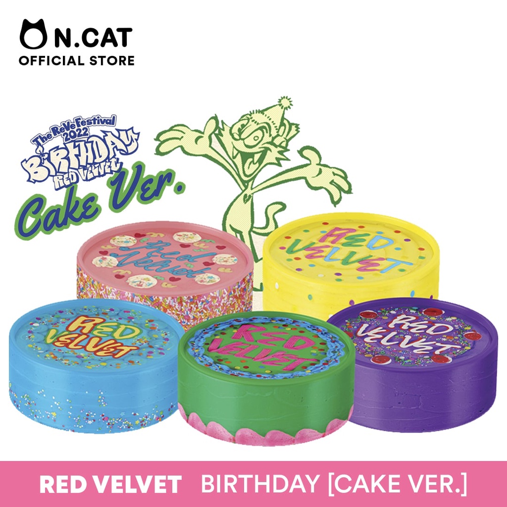 NCAT RED VELVET: THE REVE FESTIVAL 2022 - BIRTHDAY [CAKE VER.] | Shopee ...