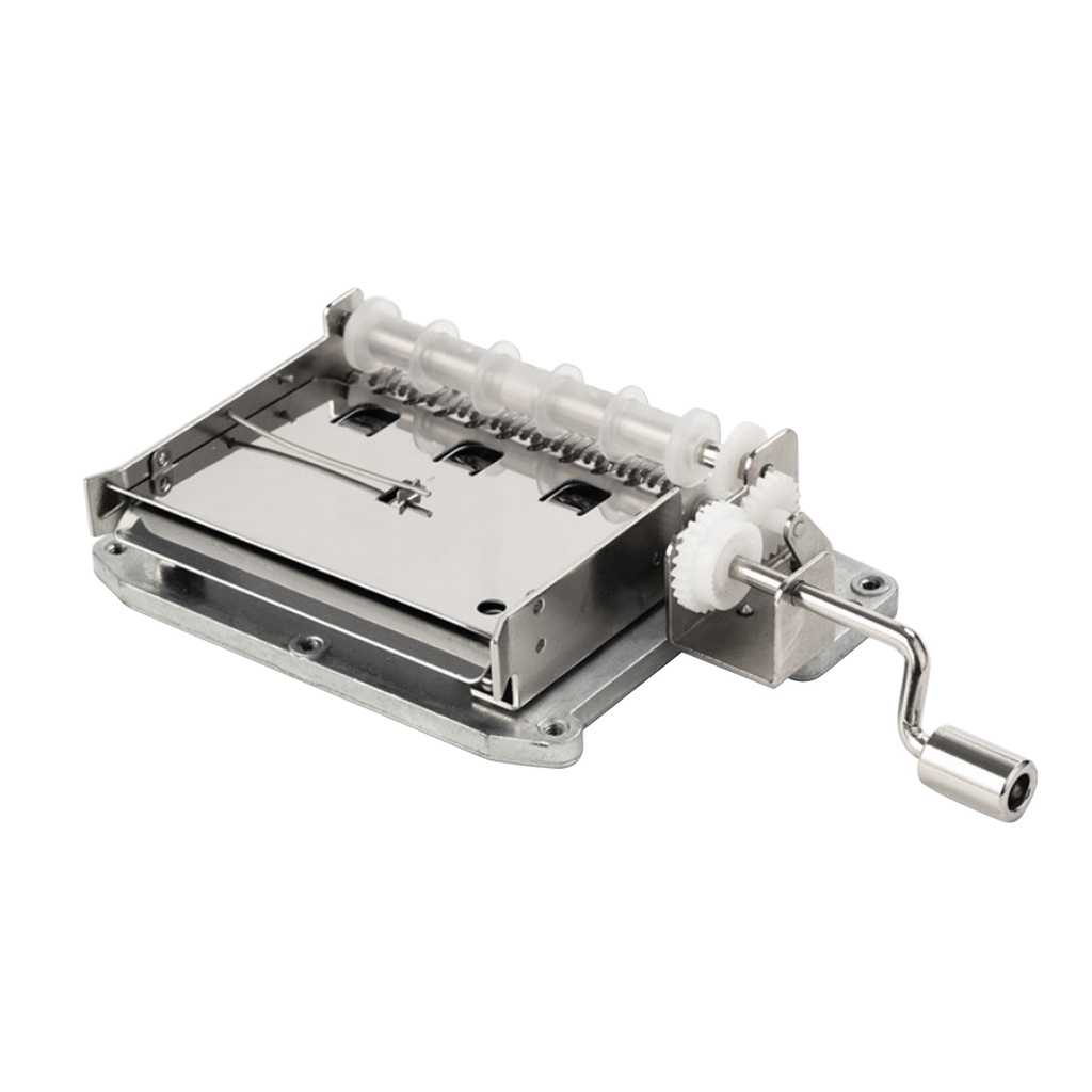 DIY 30-Note Music Box Movement Set Hand-Cranked Programmable Mechanical ...