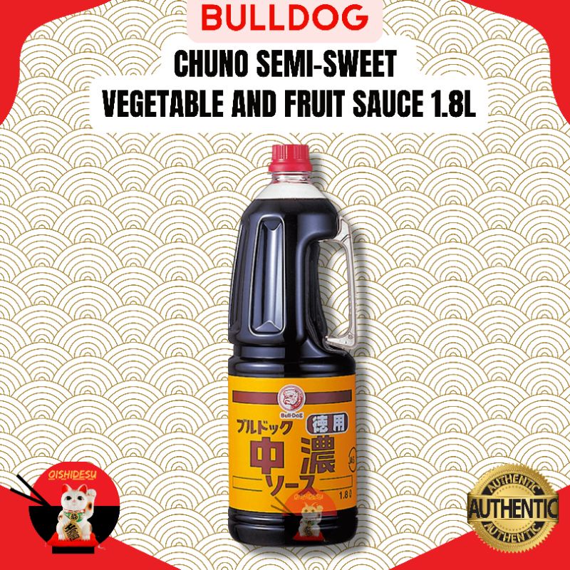 Japan Bulldog Chuno Semi-Sweet Vegetable and Fruit Sauce 1.8L | Shopee ...