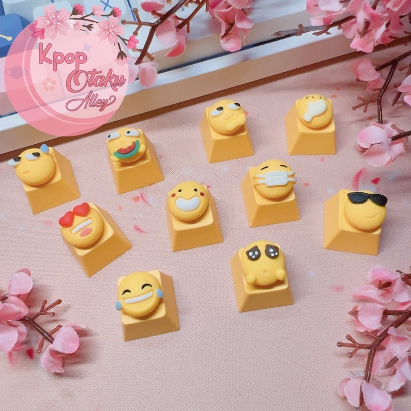 Emoji Artisan Keycaps | Kpop Otaku Alley Keycaps | Shopee Philippines