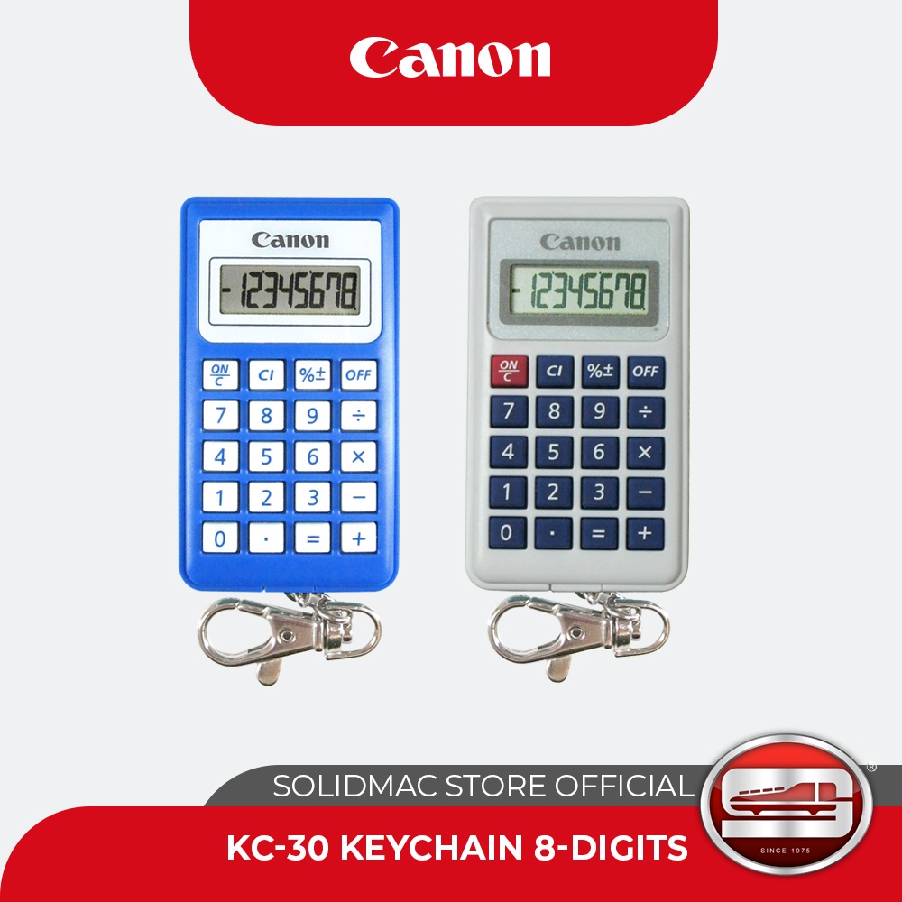 Canon KC-30 Keychain Calculator 8-digits | Shopee Philippines