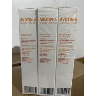 Avotin-A 0.05% Cream 30g for Acne and Aging Skin | Shopee Philippines
