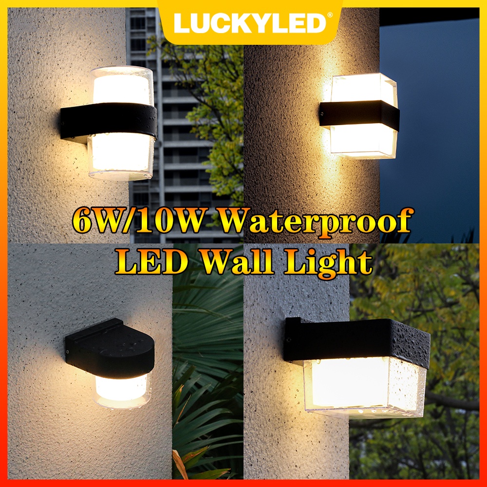 Modern Outdoor Wall Light Waterproof LED Wall Lamp Up Down Wall Light ...