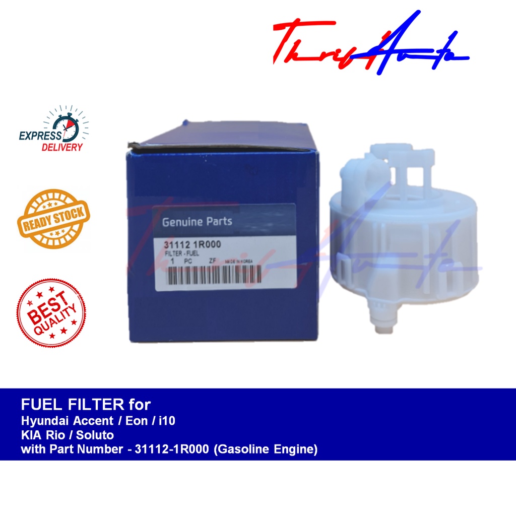 Fuel Filter (31112-1R000) for Hyundai Accent Gas Engine / Eon / i10 ...