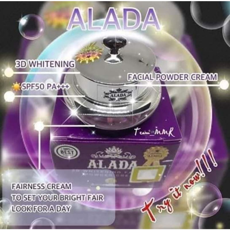 original ALADA 3D WHITENING FACIAL POWDER CREAM | Shopee Philippines