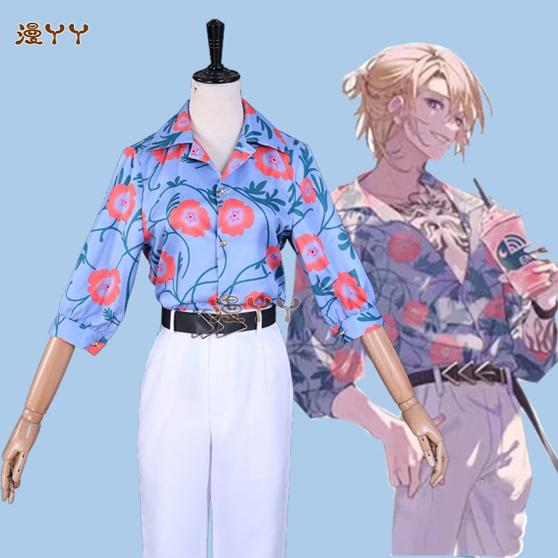 Hololive VTuber Luca Kaneshiro Cosplay costume luxiem vtuber anime Luca ...