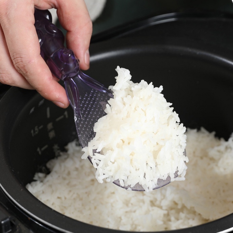 Plastic Rabbit Creative Standing Rice Spoon Rice Shovel Household ...