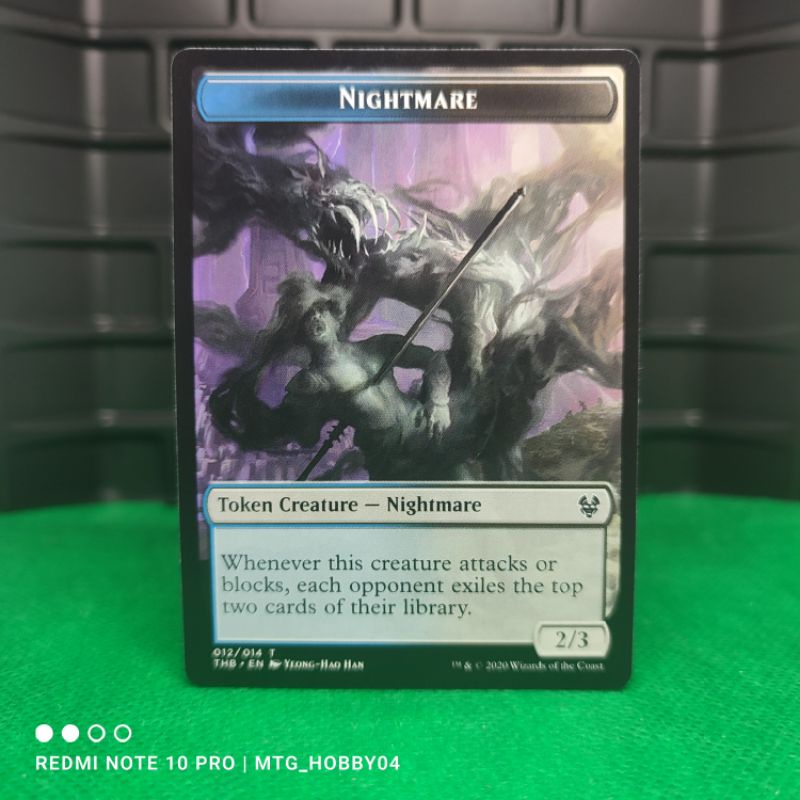 Nightmare Token - Pegasus Token - Kraken Token ETC - mtg theros tokens ...