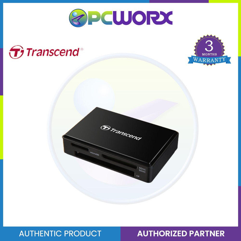 Transcend TS-RDF8K USB 3.0 Black Card Reader | Shopee Philippines
