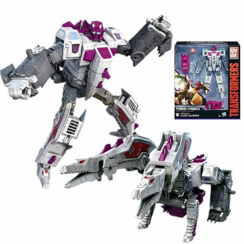 TRANSFORMERS POWER OF THE PRIMES POTP HUN-GURRR VOYAGER CLASS COMBINER ...