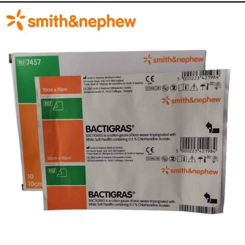 Bactigras (10cm*10cm)10pcs per BOX by SMITH AND NEPHEW | Shopee Philippines