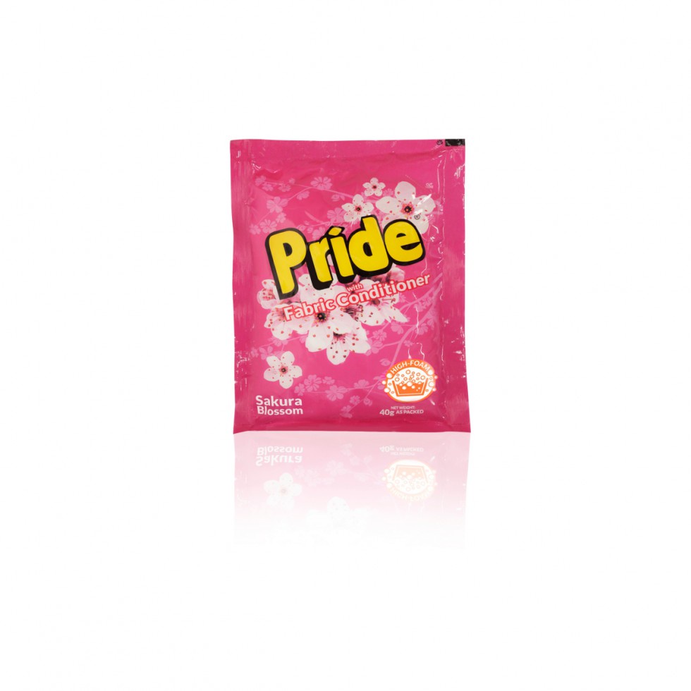 Pride Laundry Detergent Powder With Fabcon Sakura Bloosom 40g By 6s ...