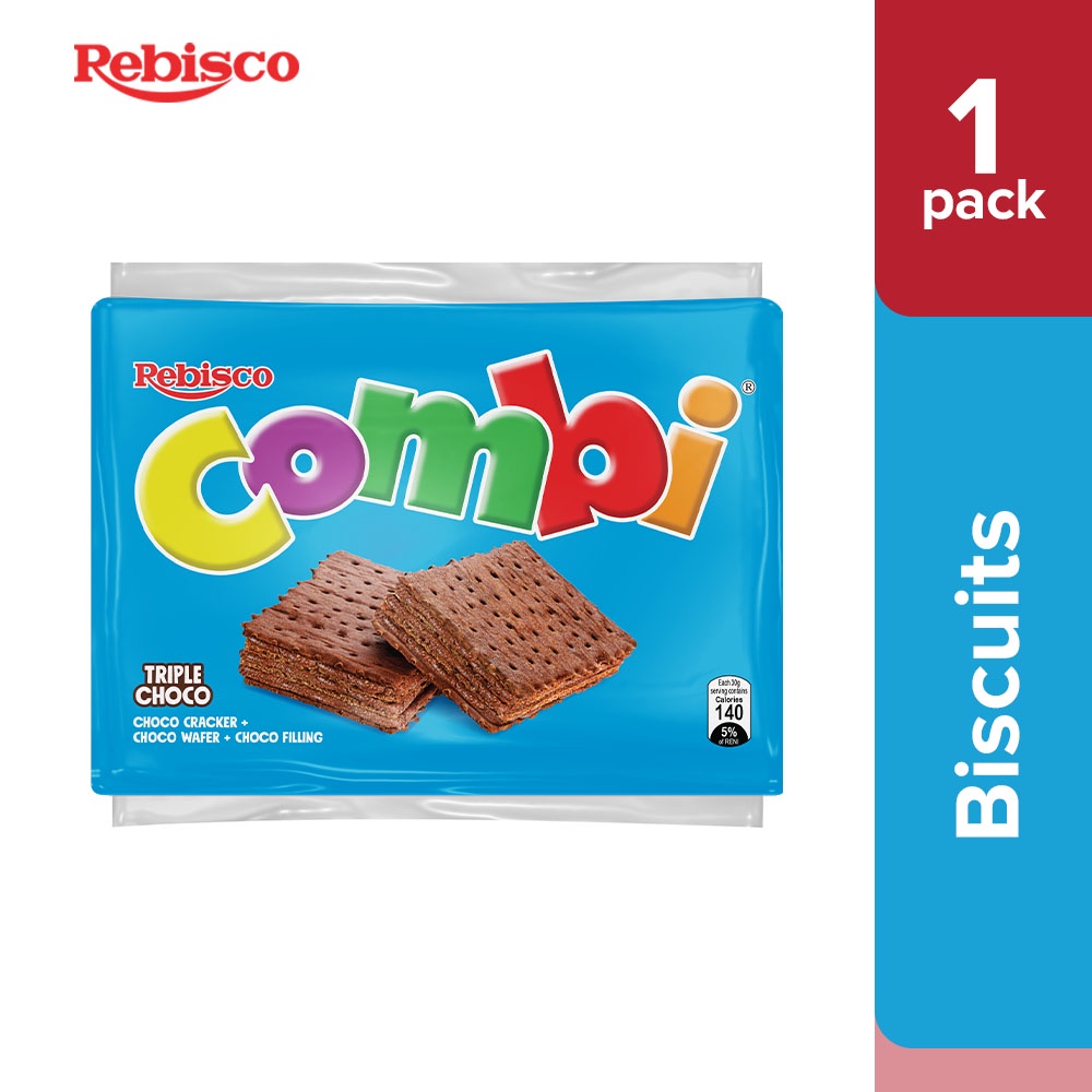 Combi Triple Choco Sandwich 30G X 10Pcs | Shopee Philippines
