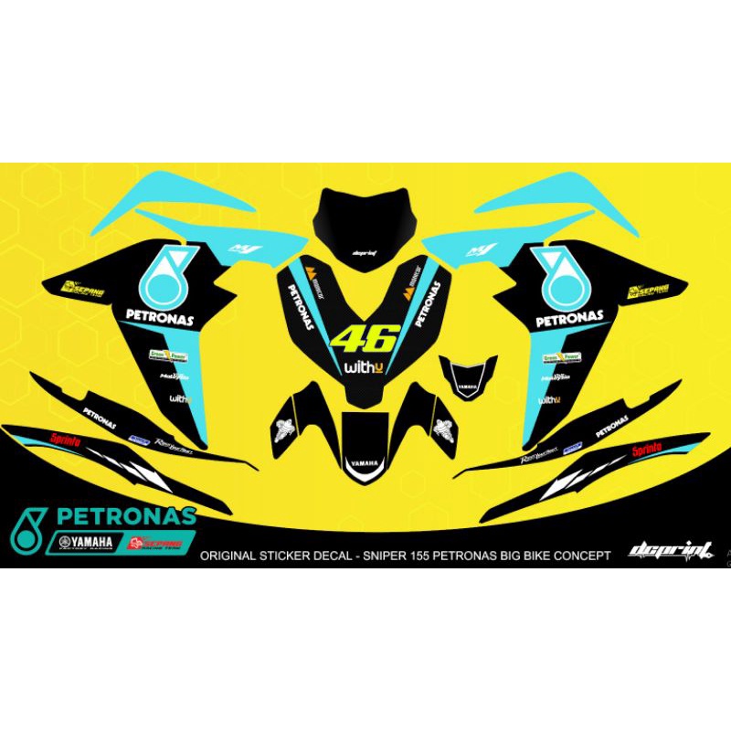 Sniper 155 Whole Decal Sticker Glossy BigBike Concept | Shopee Philippines