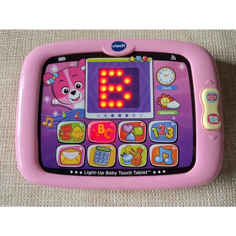 Vtech Light Up Baby Touch Tablet Pink | Shopee Philippines
