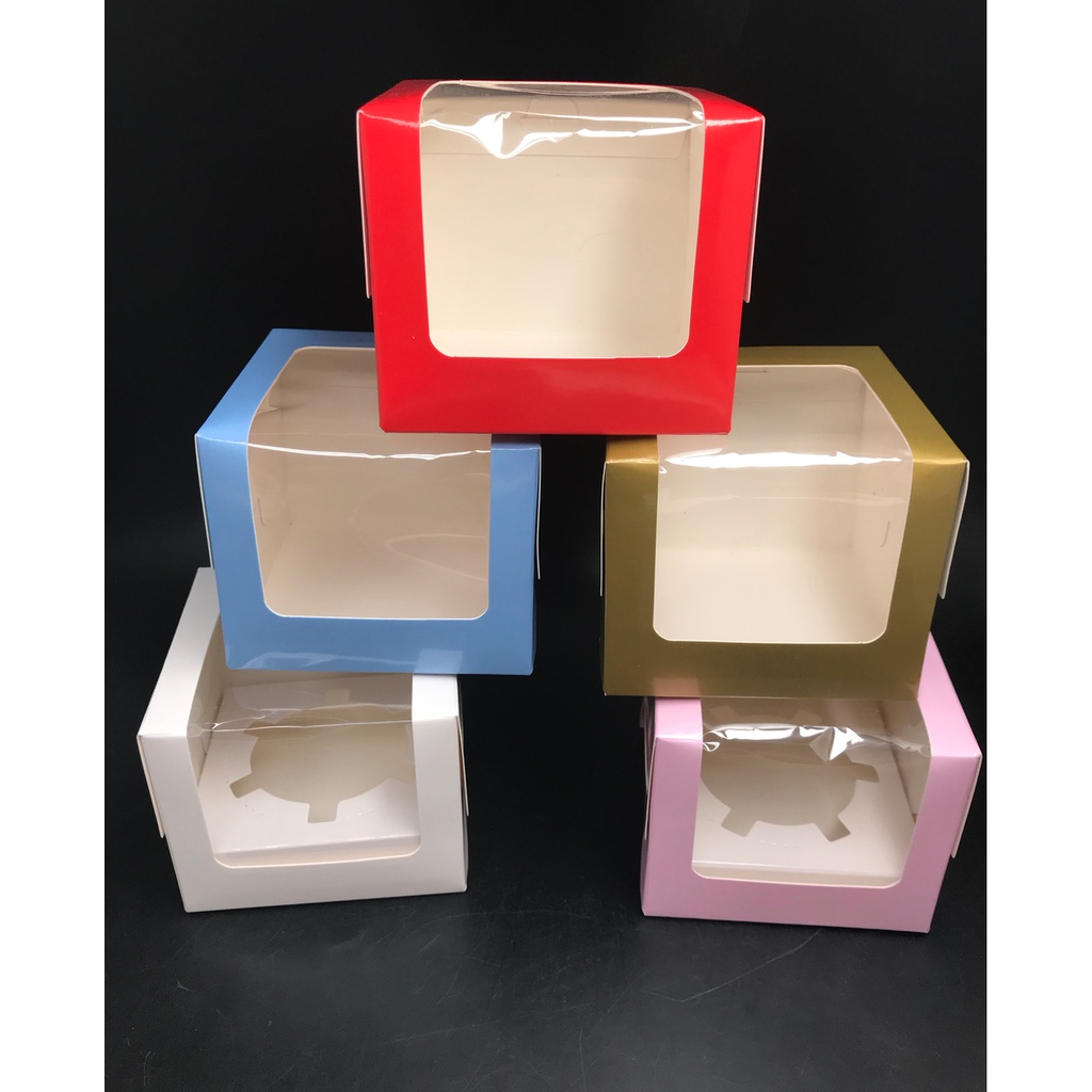 20pcs 1-Hole Cupcake Box / Cookies Box | Shopee Philippines