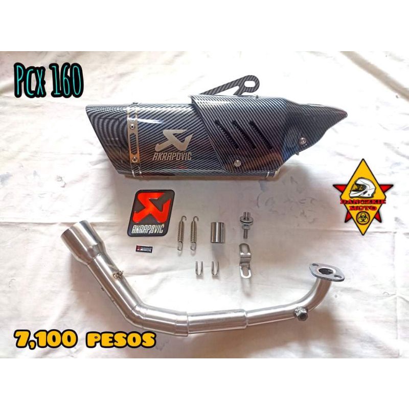 HONDA PCX 160 AKRAPOVIC M1 FULL EXHAUST SYSTEM | Shopee Philippines