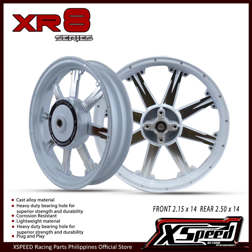 XSPEED MAGS XR8 FOR Honda Click 125 i ( 4 holes ) | Xspeed Philippines ...