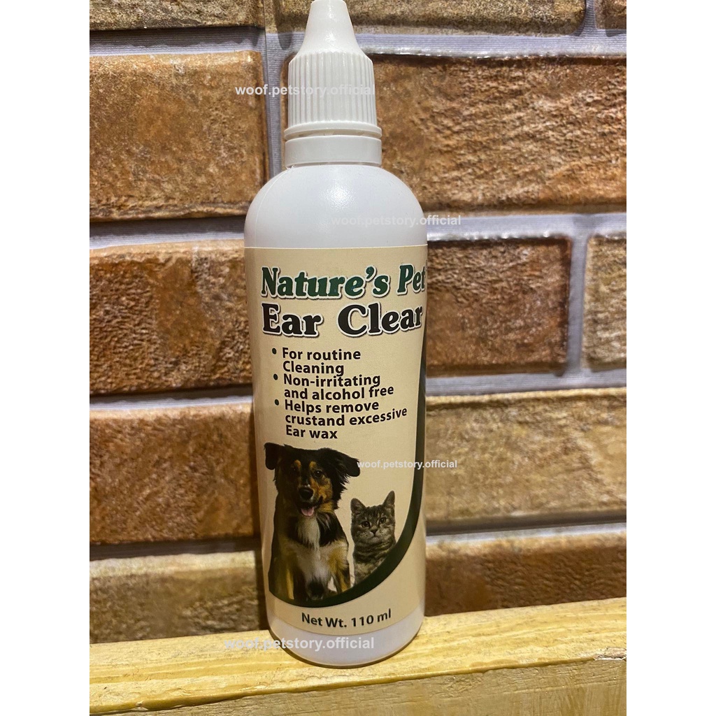 Nature's Pet Ear Clear for Dogs and Cats (Ear Cleaning Wash) 110ml ...