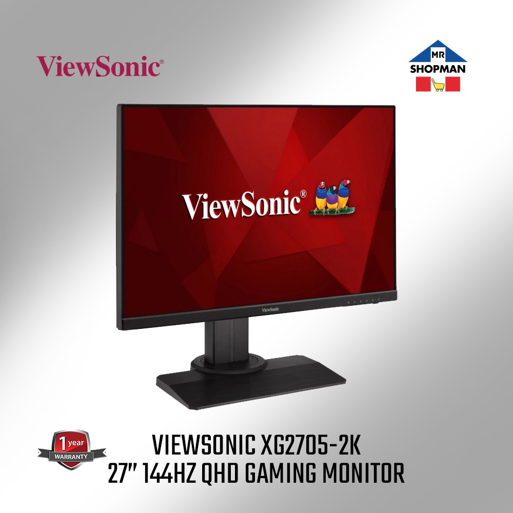 ViewSonic XG2705-2K 27" 144Hz 2560x1440 QHD Gaming Monitor | Shopee ...