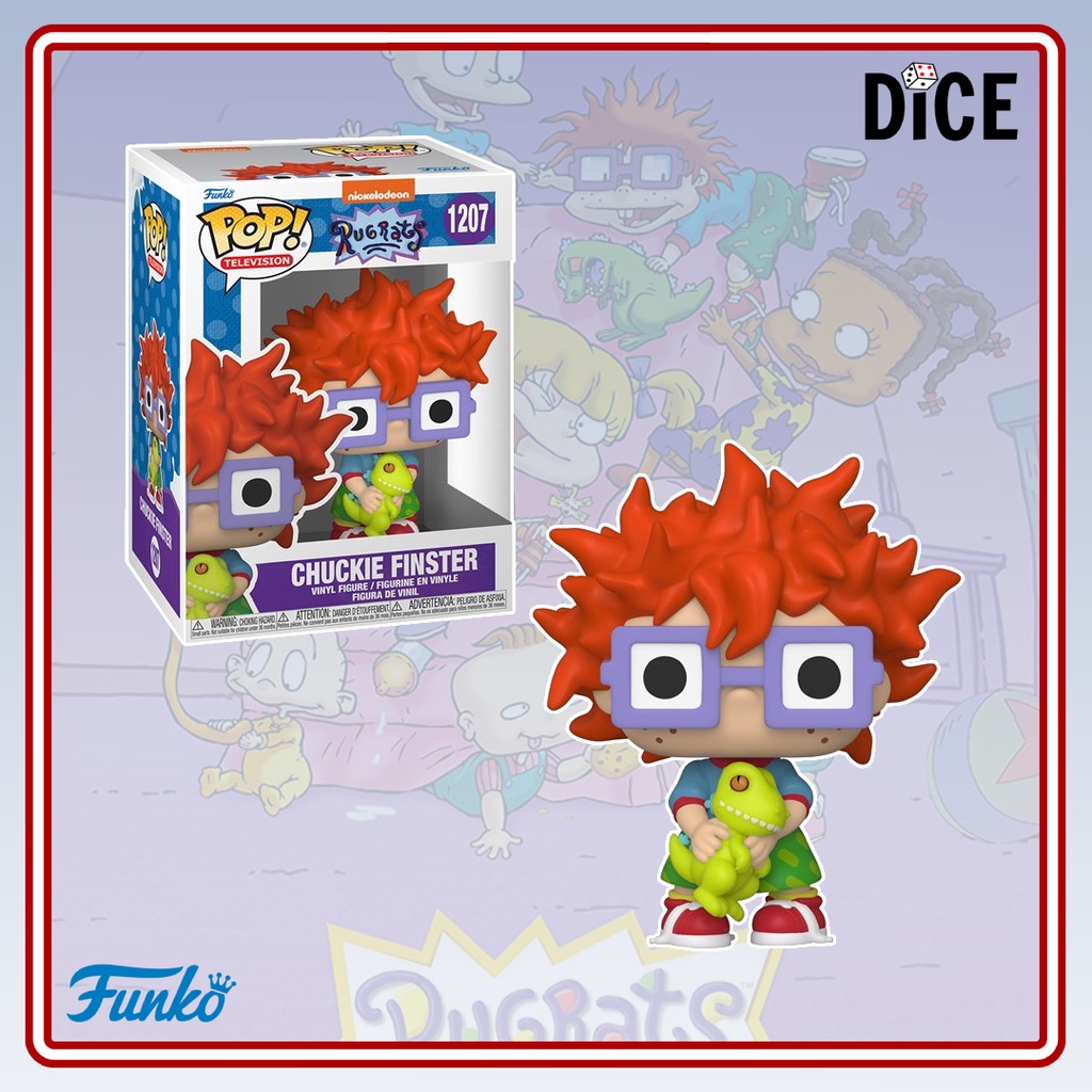 Funko Pop Chuckie Finster Rugrats #1207 (with Protector and Sorter ...