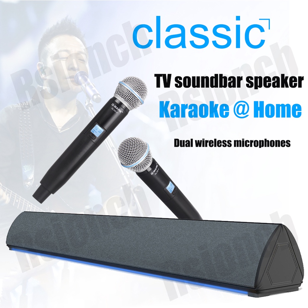 Rsionch Home Theater Surround Soundbar for PC 20W Wireless Bluetooth ...
