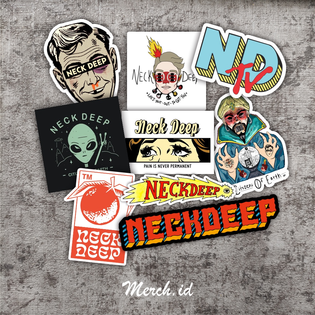 Neckdeep BAND Sticker/Sticker Pack | Shopee Philippines
