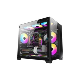 EasyPC | Keytech Robin Mini Dual Chamber Micro ATX PC Case Black or ...