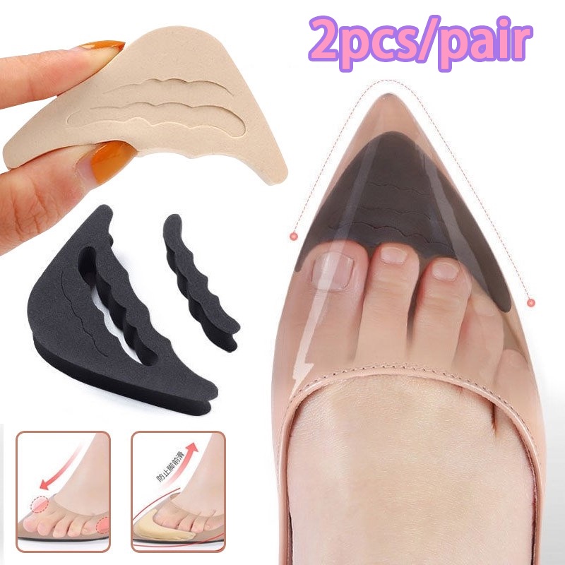 1 Pair Soft Foam Insole High Heel Shoes Pad Cushion Forefoot Insert Toe ...